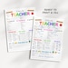 All About My Teacher Editable Questionnaire Teacher Survey Get to Know ...