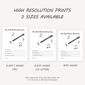 Fathers Day Music Gift Handprint Art Craft for Kids Handprint Keepsake ...