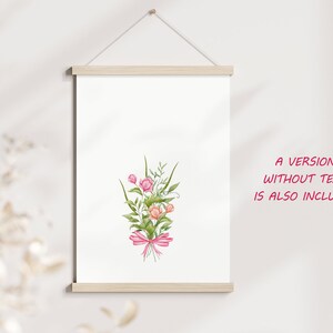 Mothers Day Craft Handprint Art Birthday Activity Floral Bouquet ...