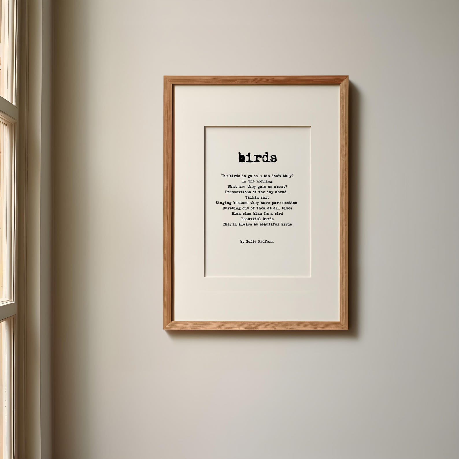 Birds - A Cute Sarcastic and Funny Poem About Birds, Poem Printable by ...