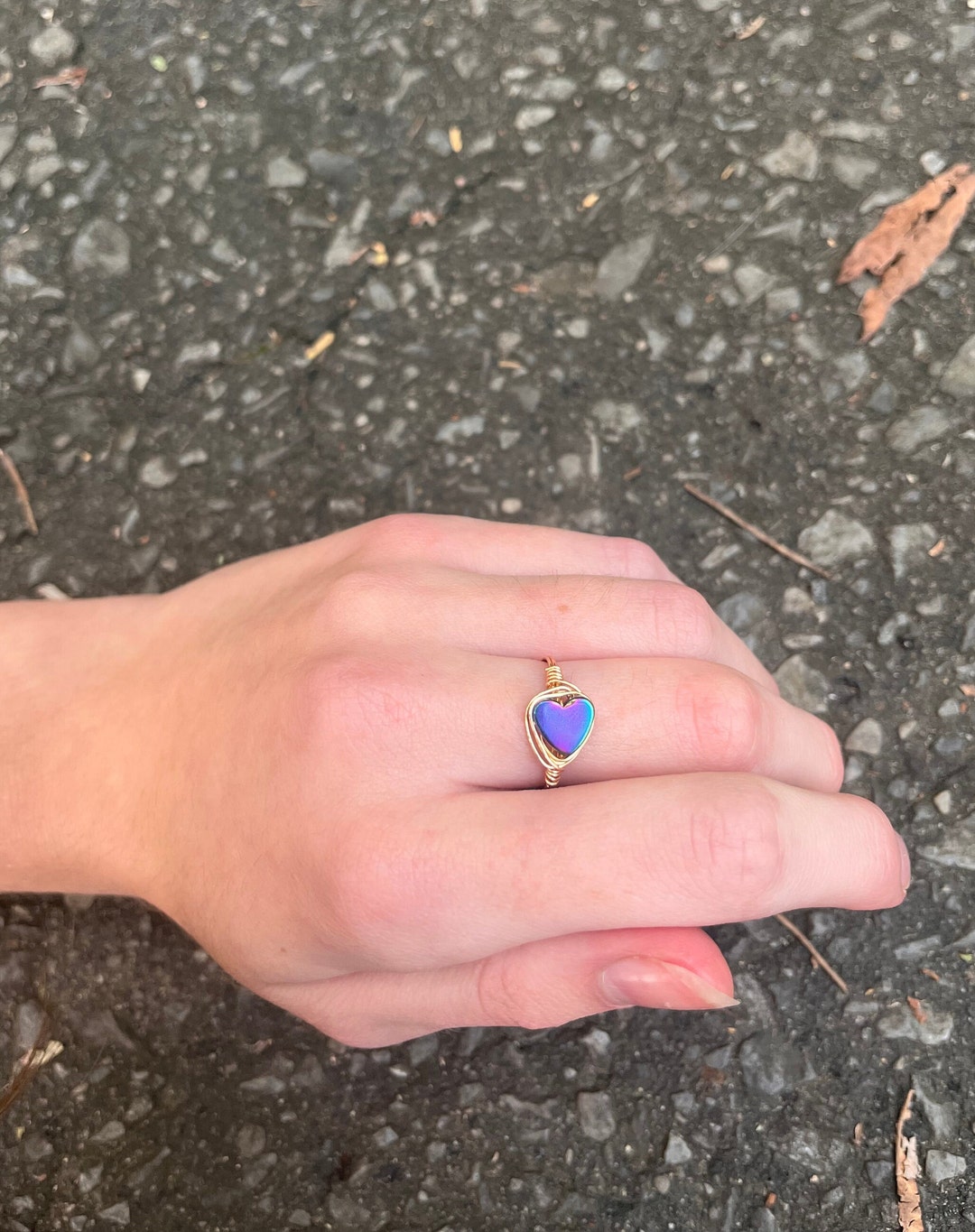 Flashy Heart Ring - Handmade - Wire Wrapped - Etsy