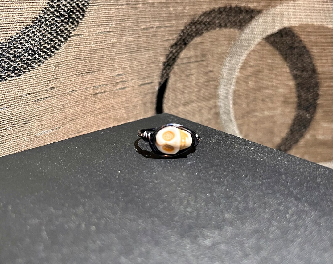 Skull Ring - Spooky/ Halloween Ring - Handmade - Etsy
