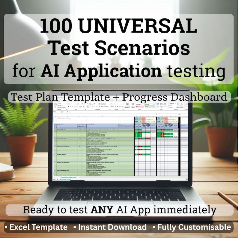 100 Universal AI Application Test Scenarios + Test Plan Template ...