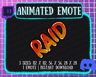 Animated Raids Emote - Etsy