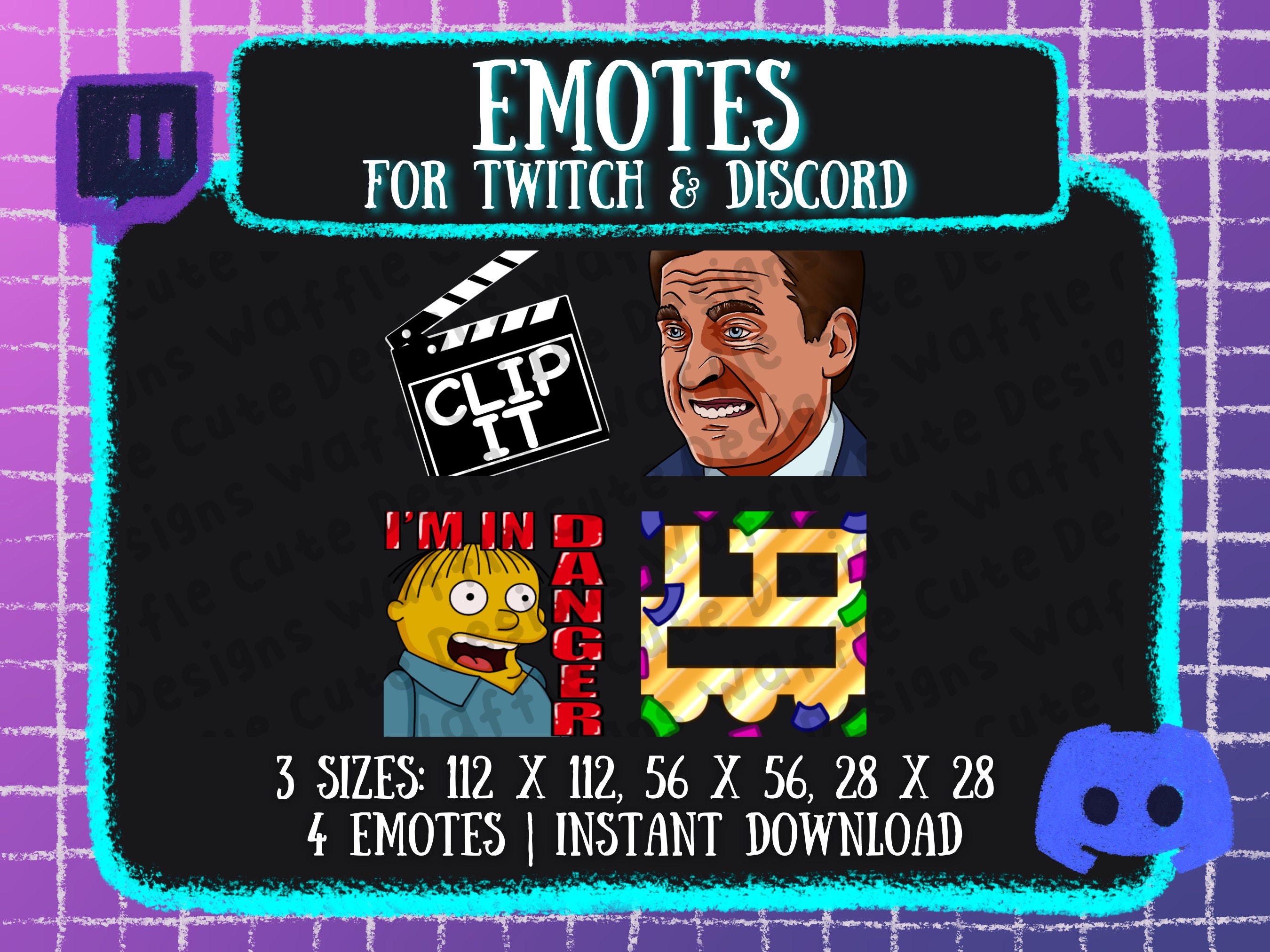 Im in Danger Emotes - Etsy