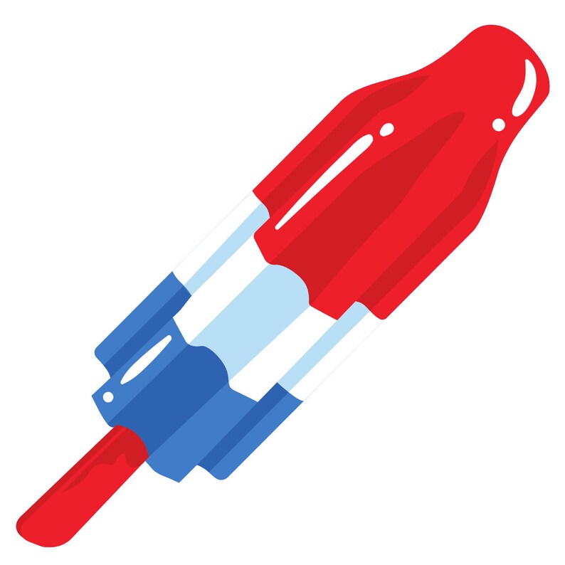 Ice Cream Man es ROCKET BOMB POP SVg PNg Summer Ice | Etsy