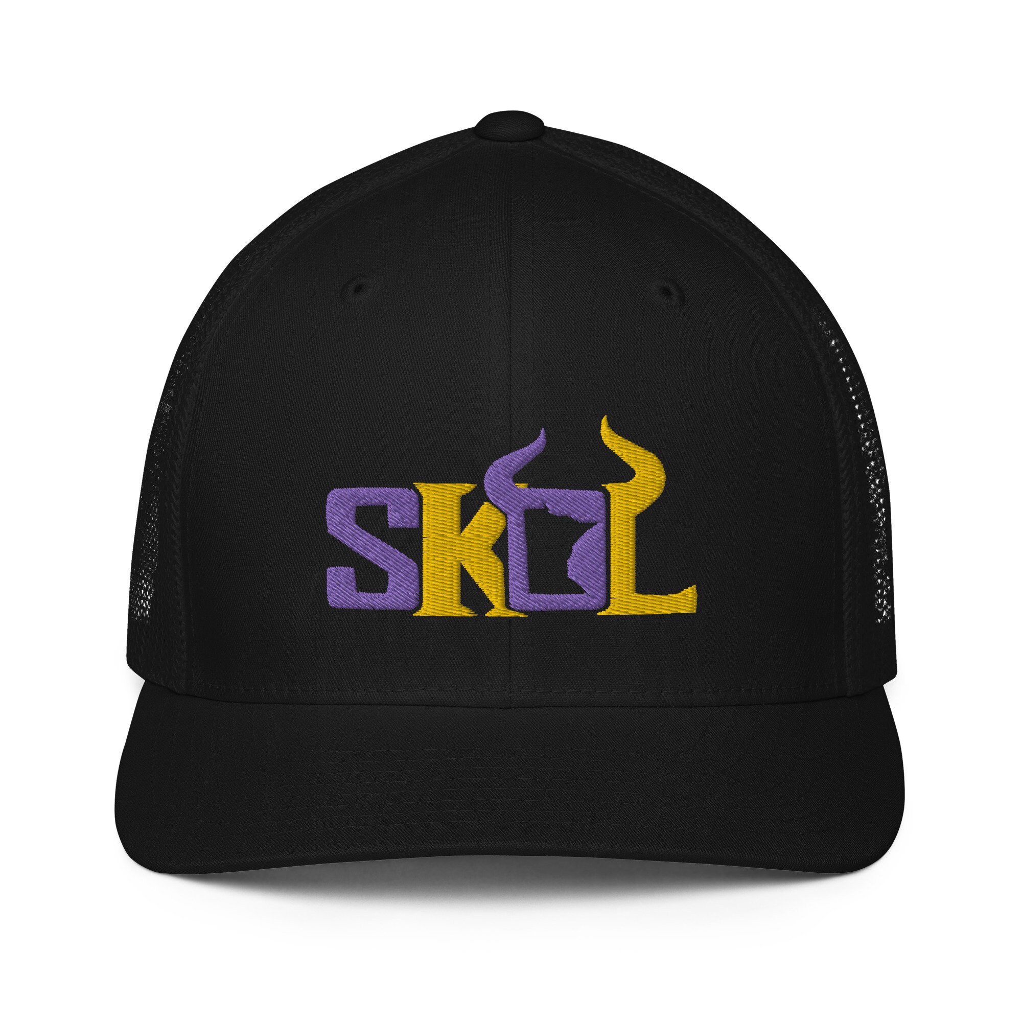Minnesota Vikings SKOL Hat Flex Fit - Etsy