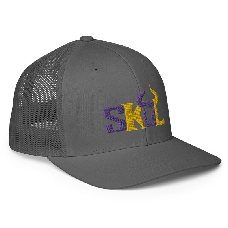 Minnesota Vikings SKOL Hat Flex Fit - Etsy