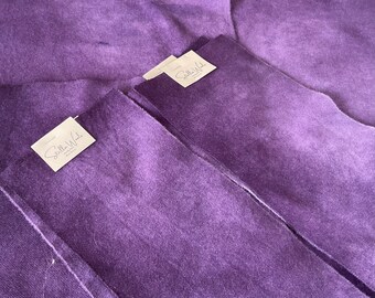 Hand Dyed Wool Fabric Dark Purple Purple Rug Hooking Appliqué & Crafts ...