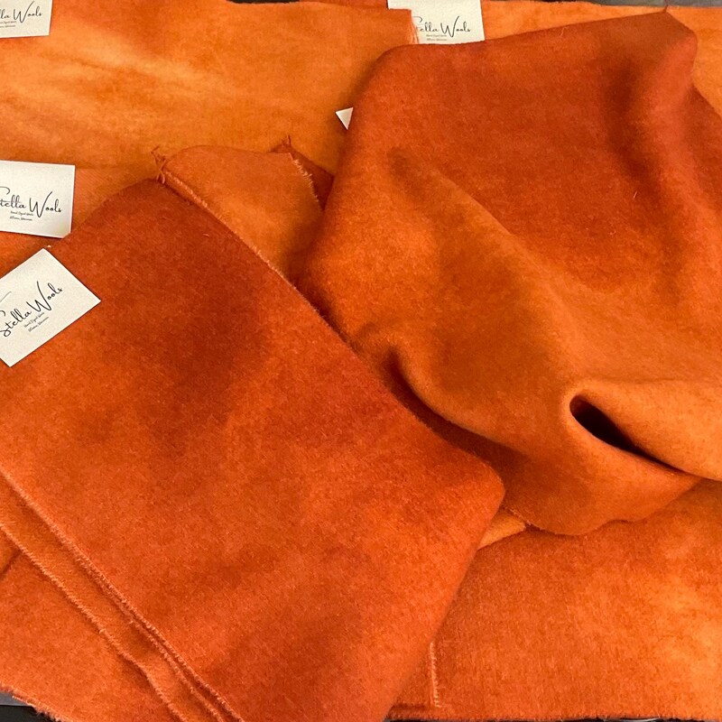 Linen Rust Fabric - Etsy