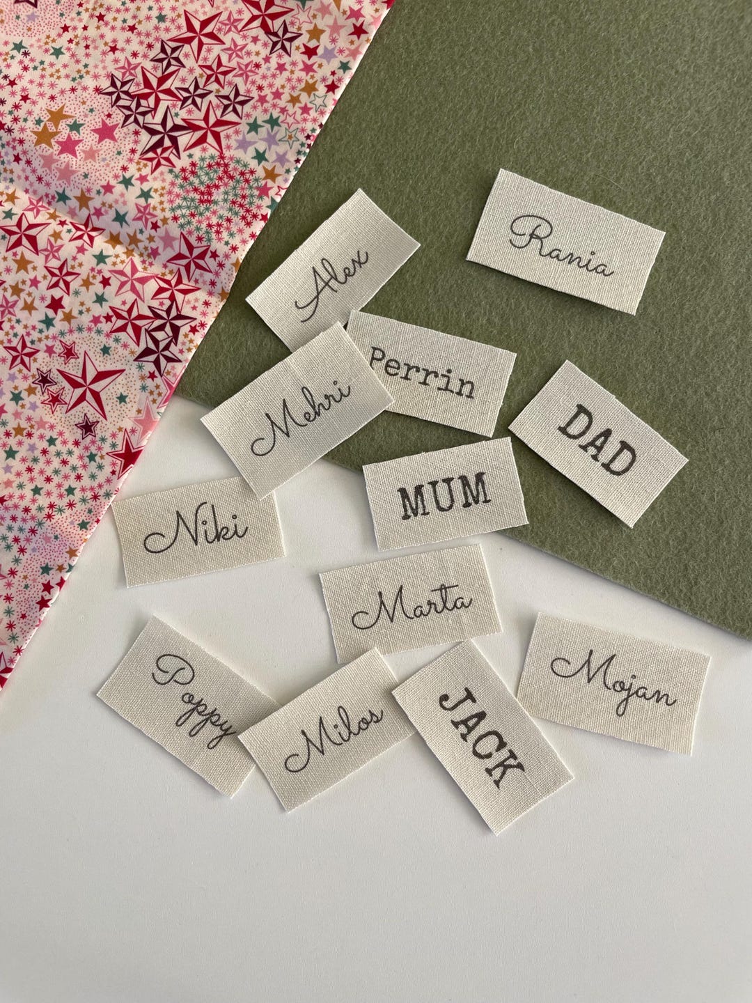 Fabric Label Printing Tutorial: DIY Personalized Ornaments (PDF ...