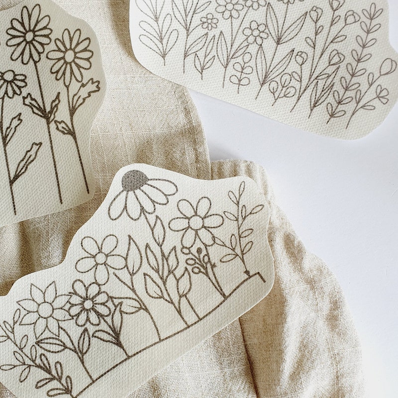 Stick and Sew Embroidery Designs - Etsy