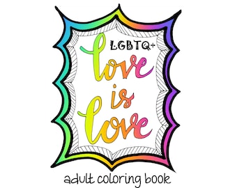 Pride Coloring Book - Etsy