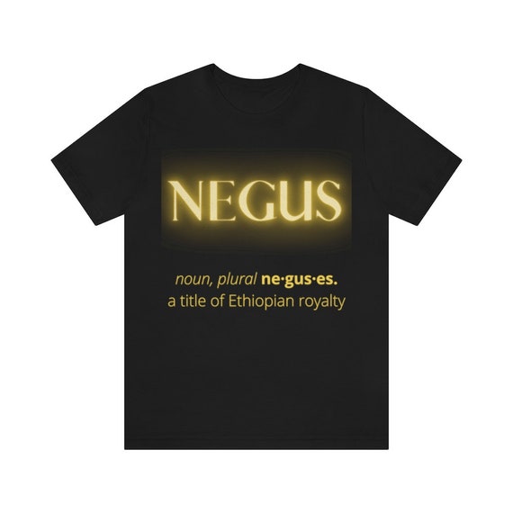 Negus Ethiopian King T Shirt - Etsy
