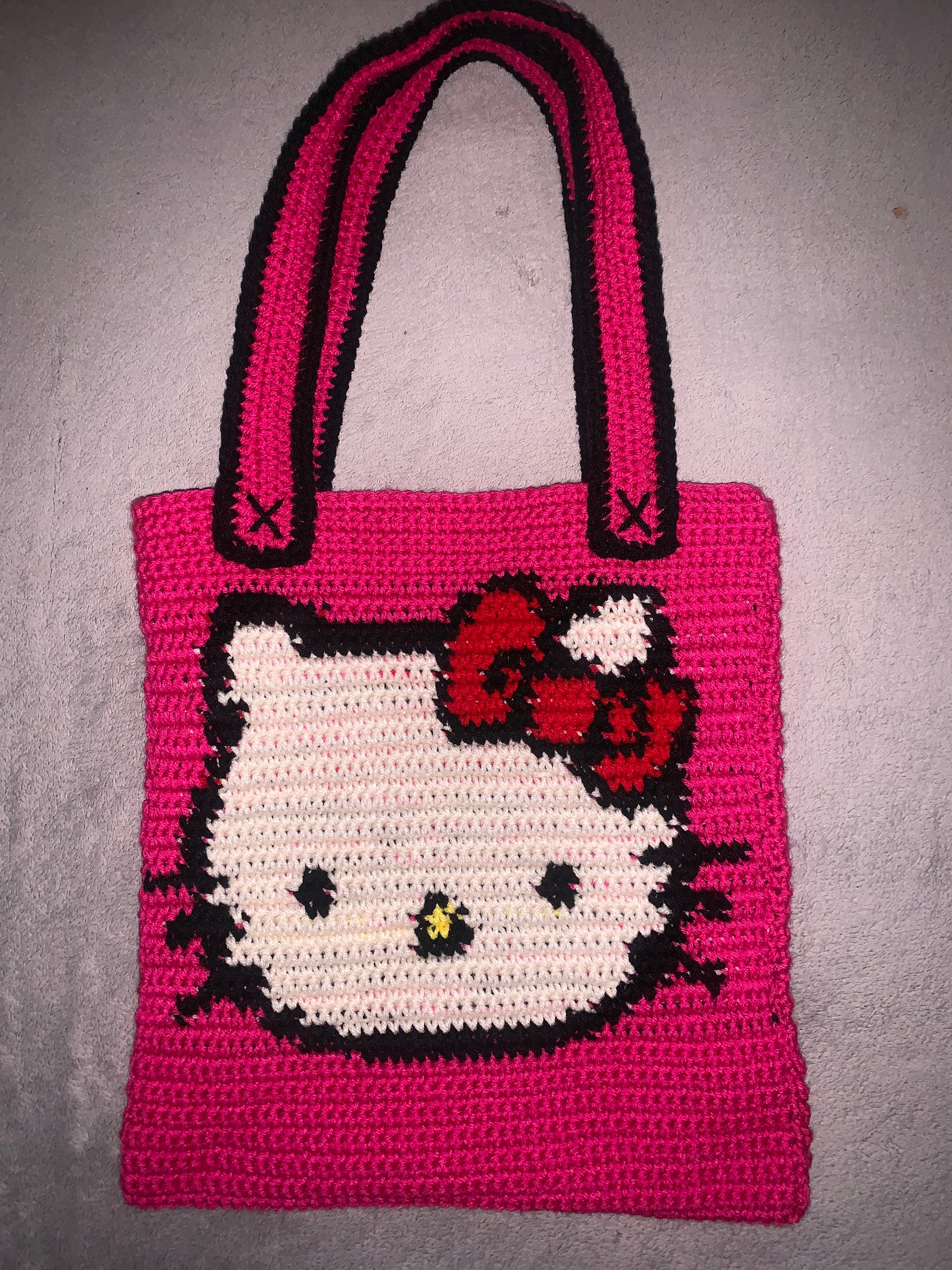 Hello Kitty Tote Bag - Etsy
