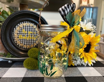Firefly Mason Jar - Etsy