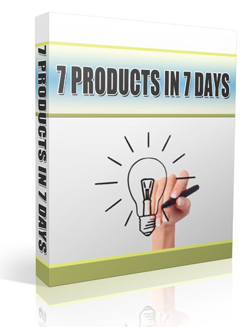 7 Products in 7 Days. - Etsy