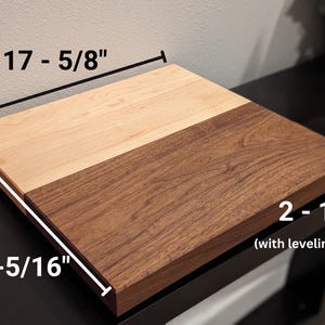 Maple + Walnut Record Player Riser / Turntable Anti-vibration Stand ...