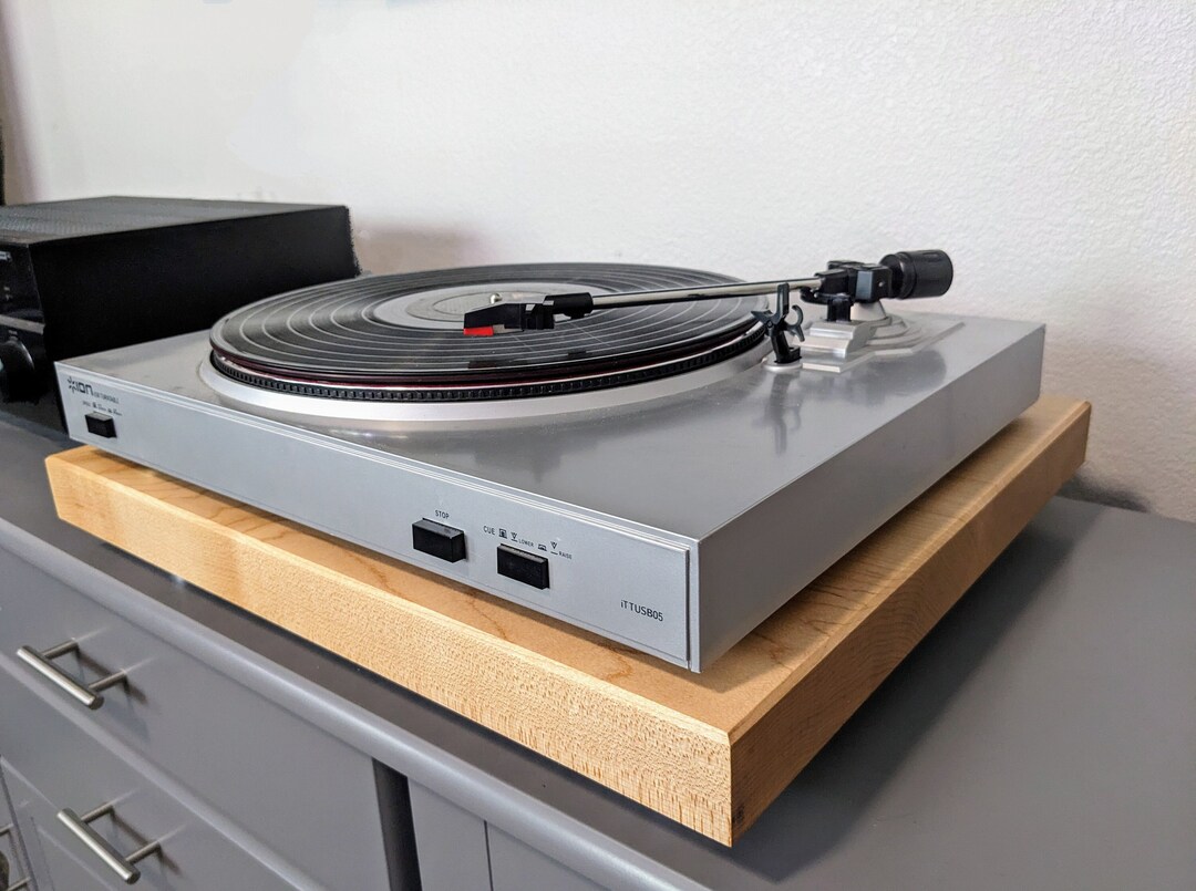 Maple Record Player Riser / Turntable Anti-vibration Stand / Isolation ...