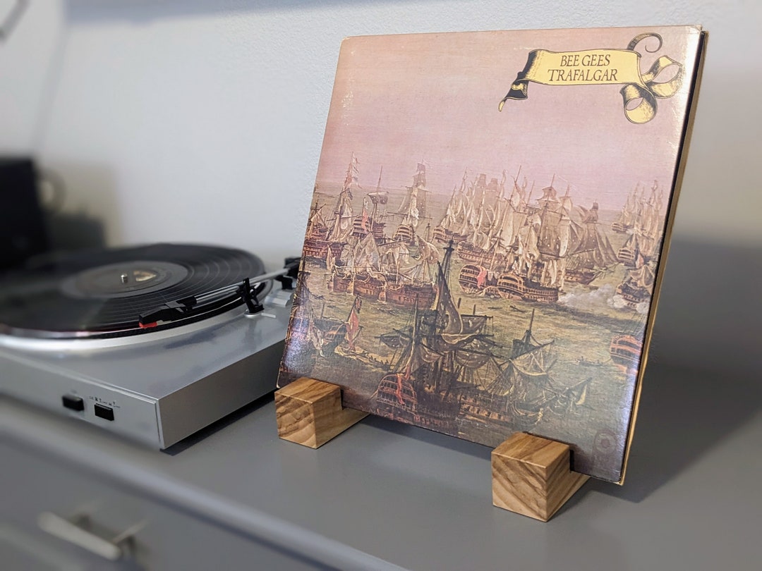 Vinyl Record Blocks / Single LP Display Holder /now Playing Stand ...