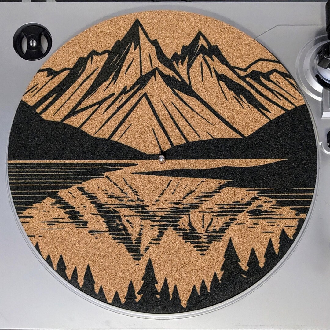 Nature Scene Cork Slipmat: 12" Vinyl Record Player Mat - Etsy