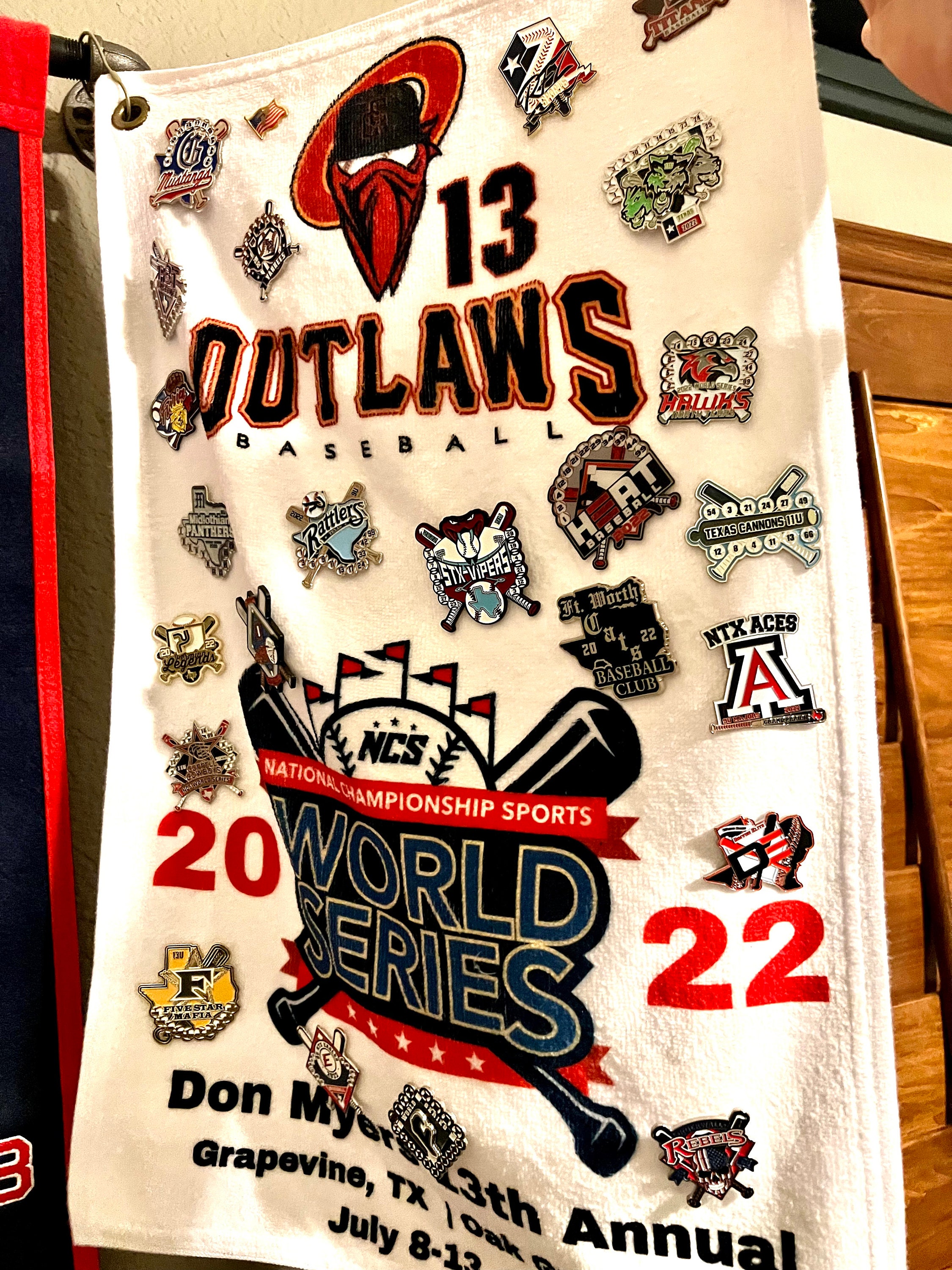 Custom Baseball Trading Pin Towel - Etsy