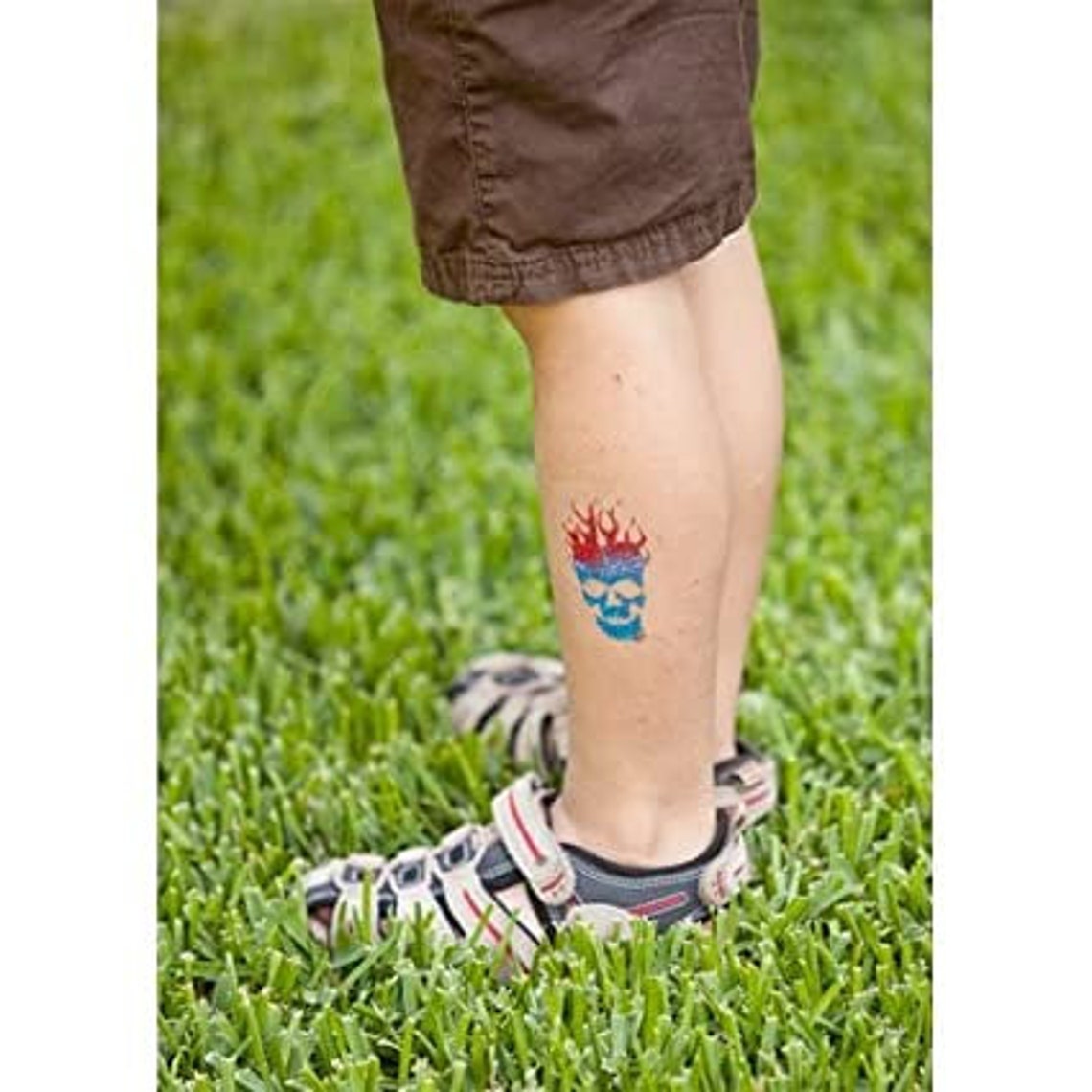 Tattoo Stencil Set for Glitter Tattoos: Rock N Rollin Temporary Tattoos ...