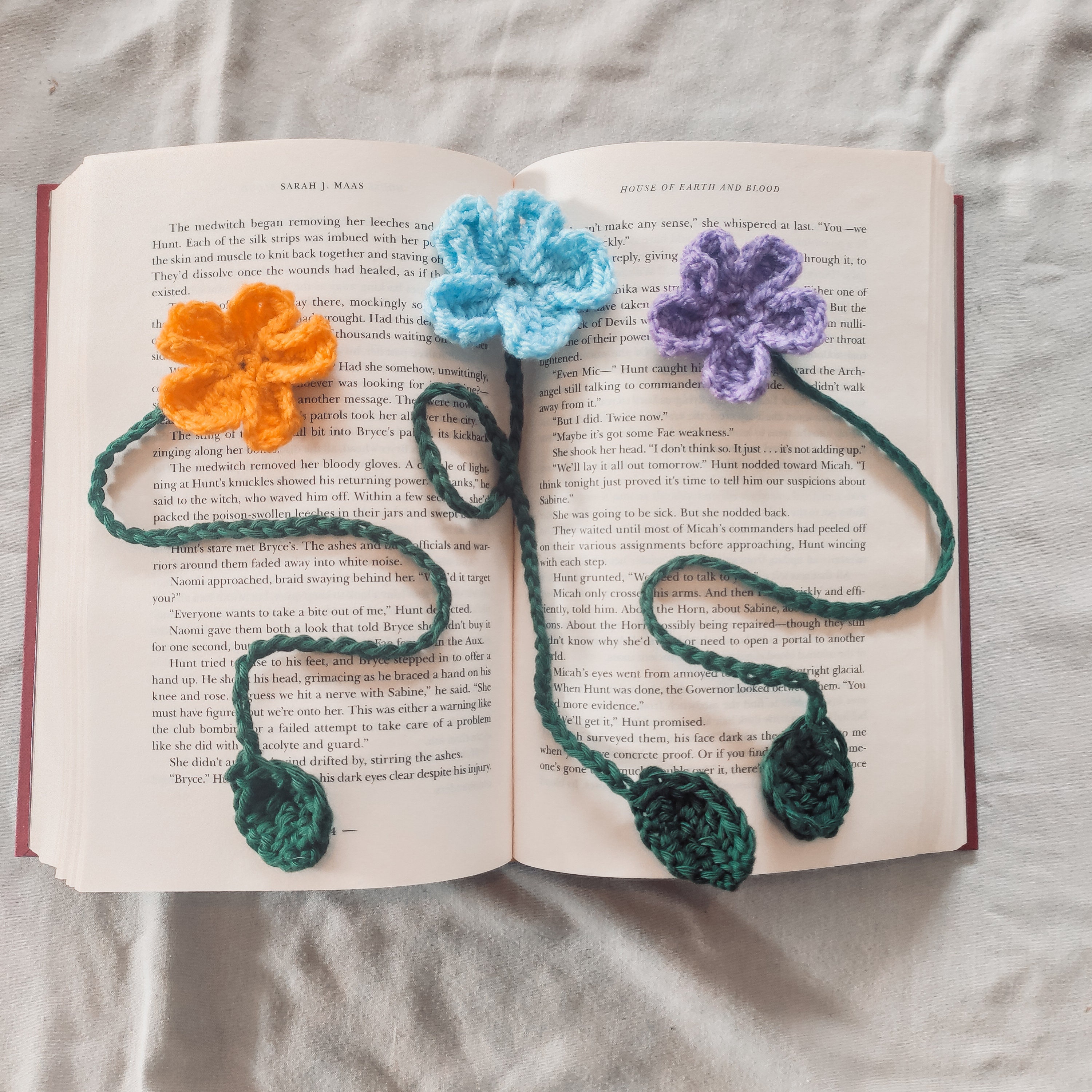 Crochet Bookmark | Daisy | Flower | Handmade | Unique - Etsy