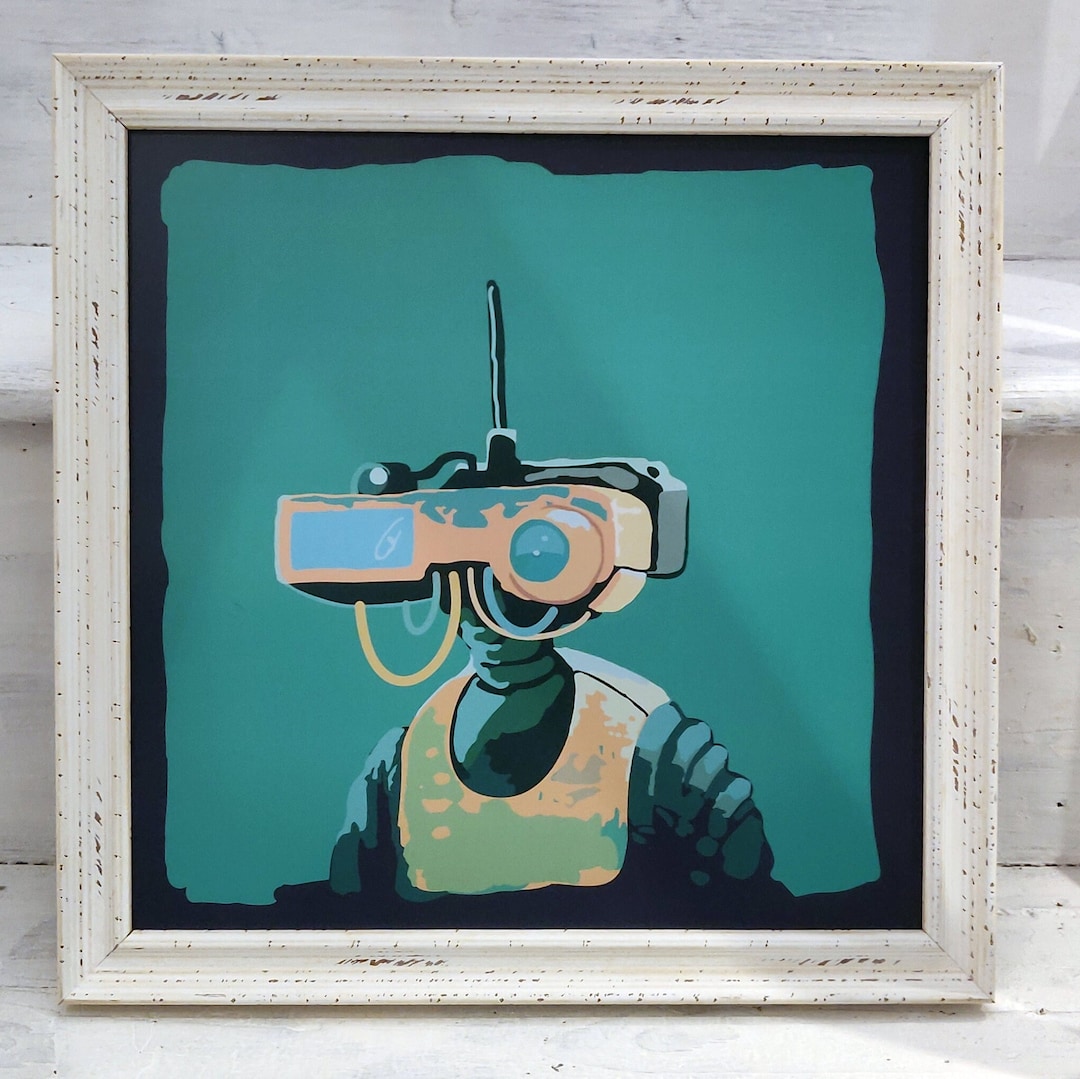 Stray Game Inspired Android Robot Poster: Cyberpunk Sci-fi Art - Etsy