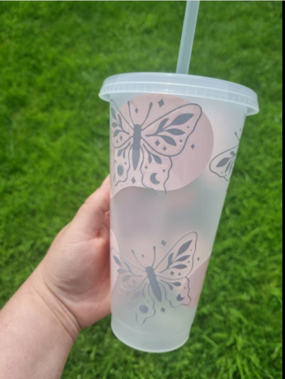 Butterfly 24 Oz Cold Cup - Etsy