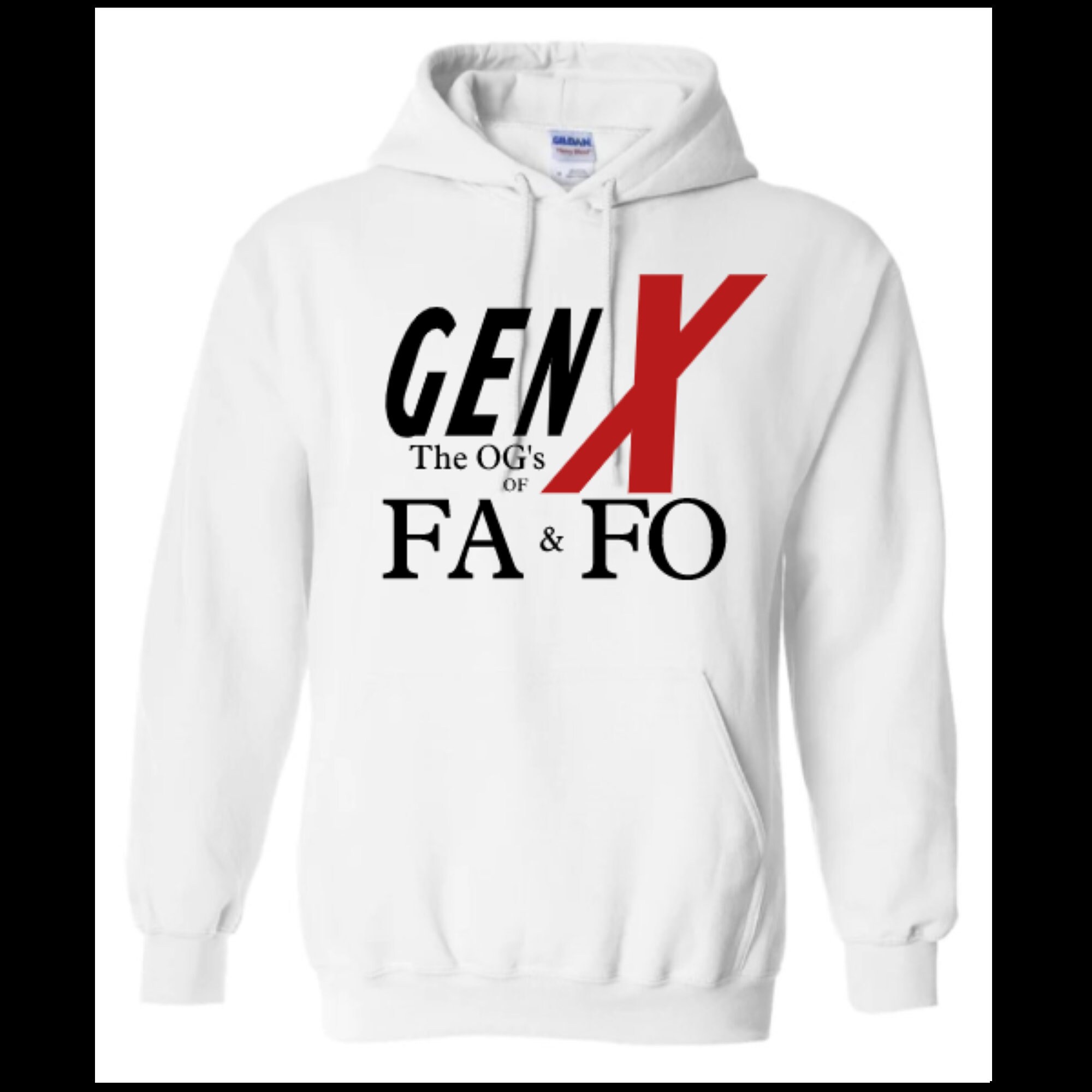 Gen X the Og's of FAFO Long Sleeve Hoodie Adult Generation X - Etsy