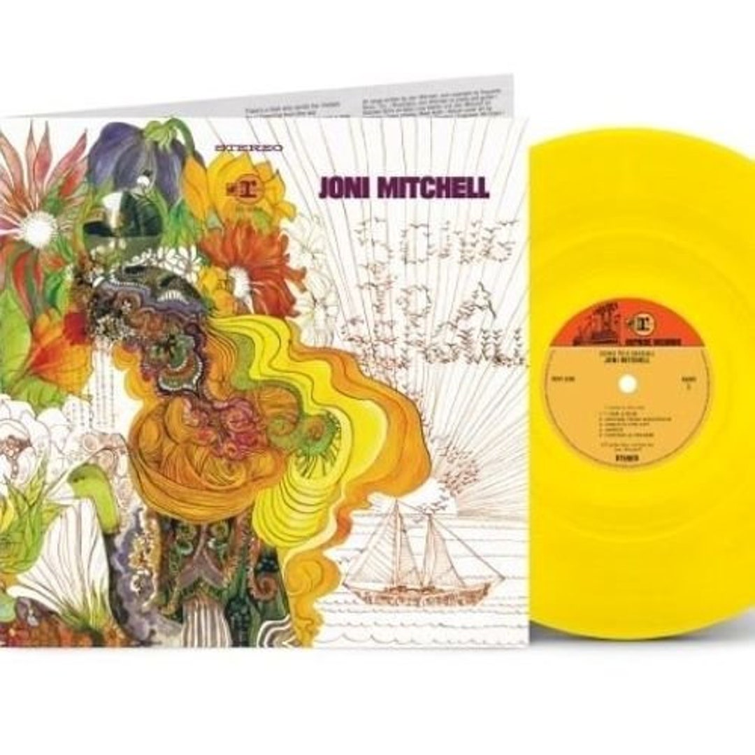 Joni Mitchell 'song to A Seagull' Limited Edition Coloured Vinyl Record ...