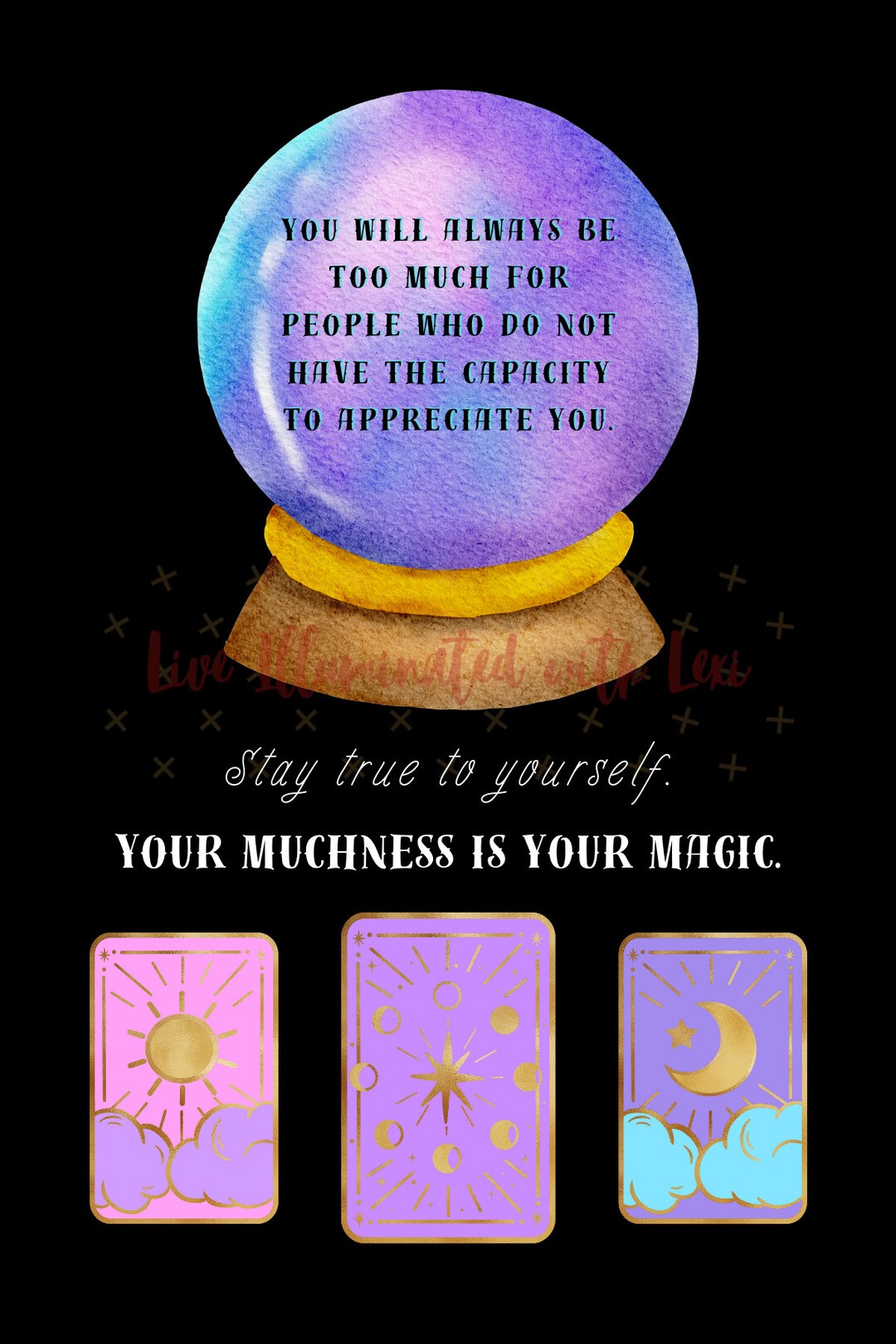 Your Muchness is Your Magic - Art Print - Etsy
