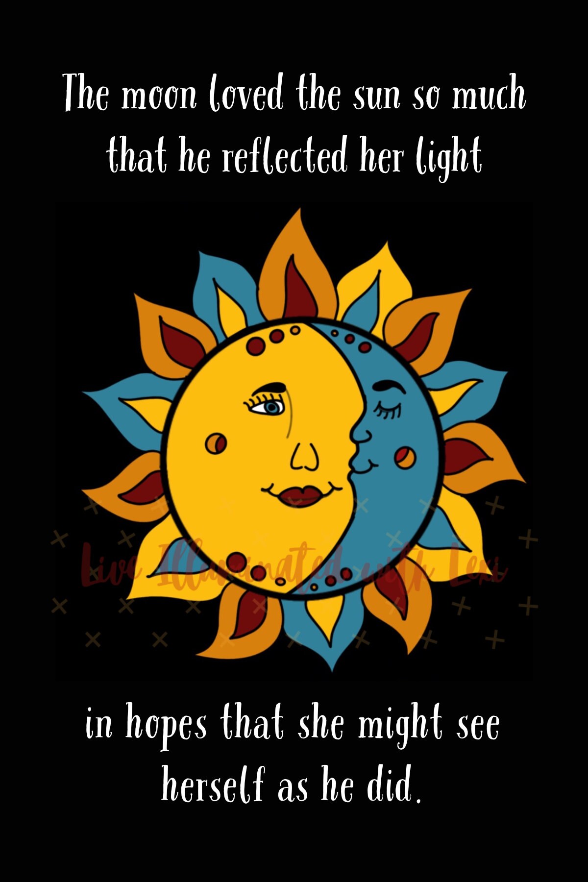 Celestial Love Story - Art Print - Etsy