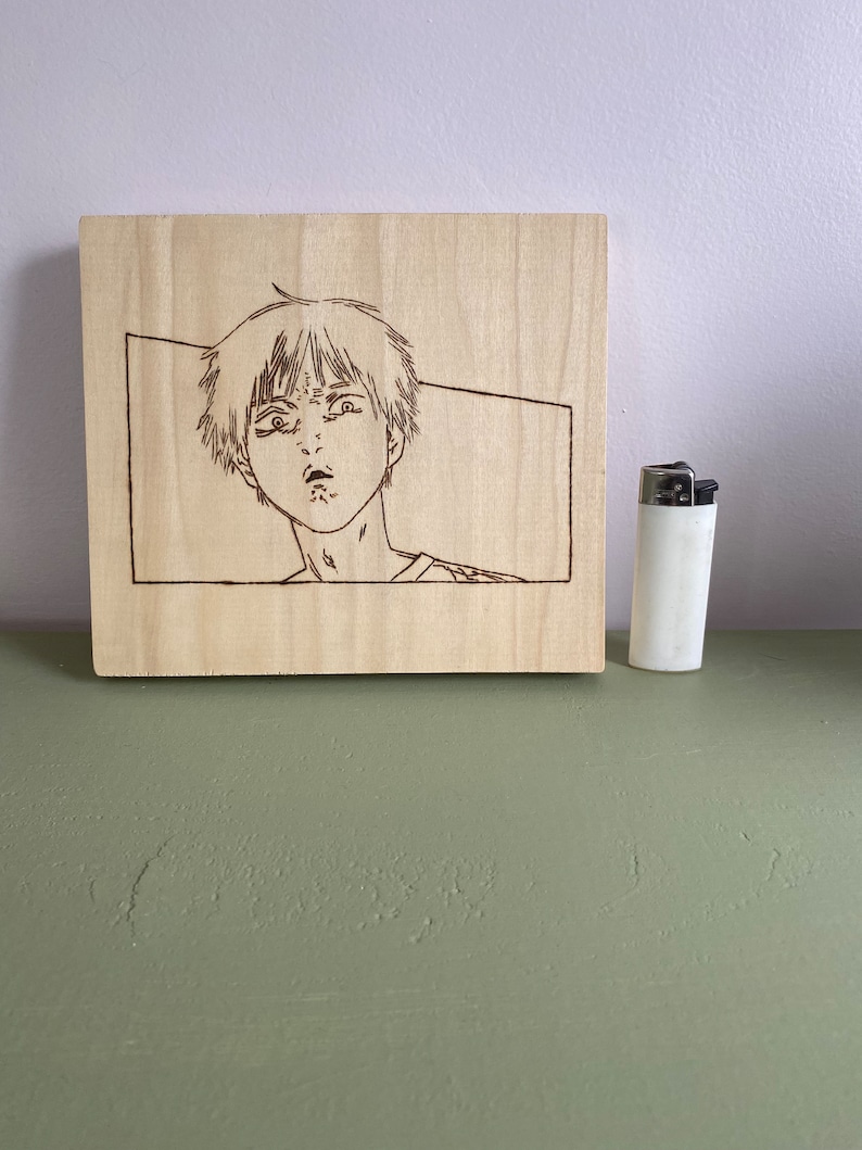 Chainsaw Man Panel Woodburn - Denji - Etsy