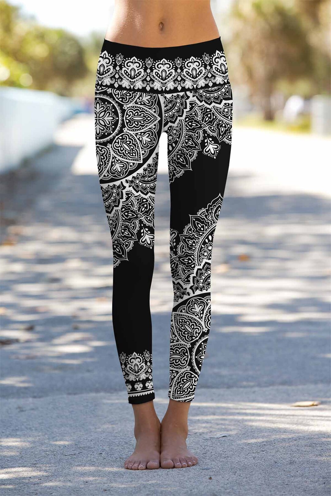 Yoga Leggings, Mandala Pants, Festival Clothing Women, Boho Leggings ...