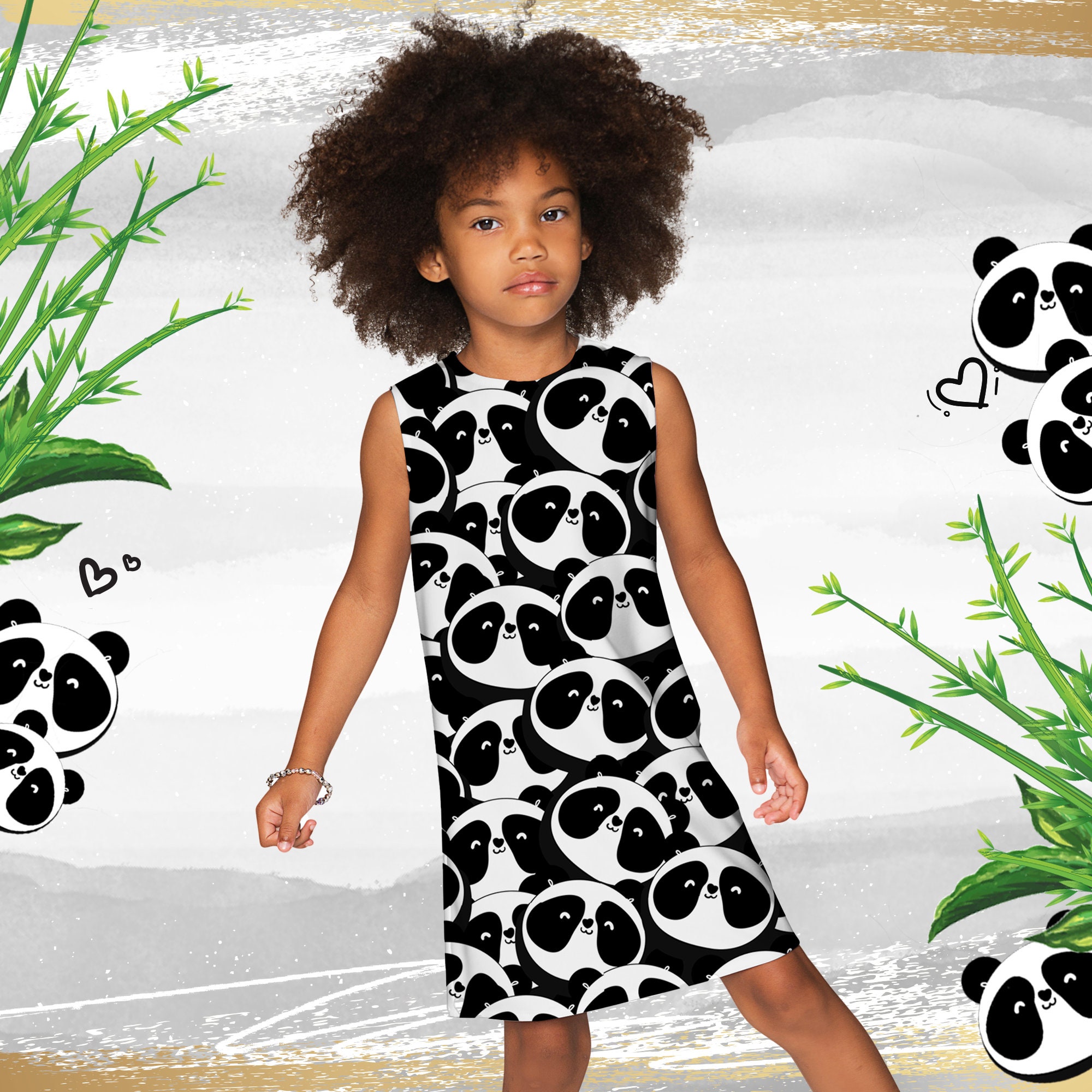 Mother Daughter Birthday Dress, Mommy and Me Panda Dresses, Beach ...