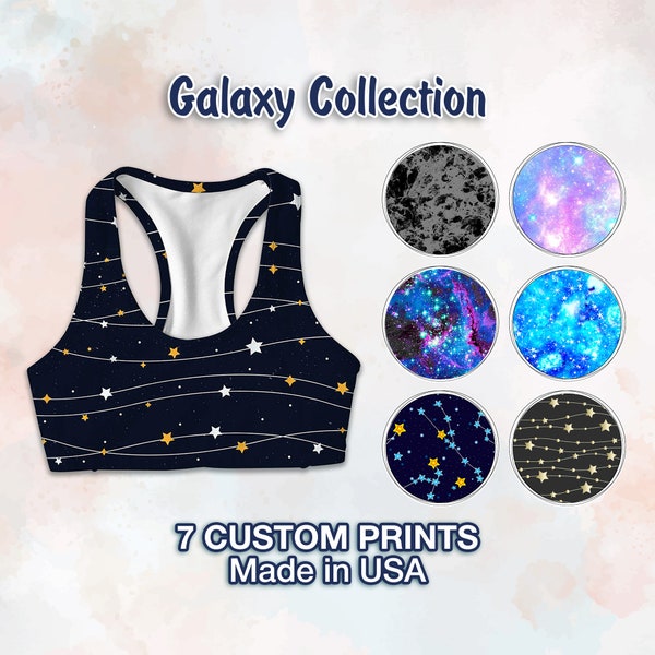 Galaxy Crop Top - Etsy
