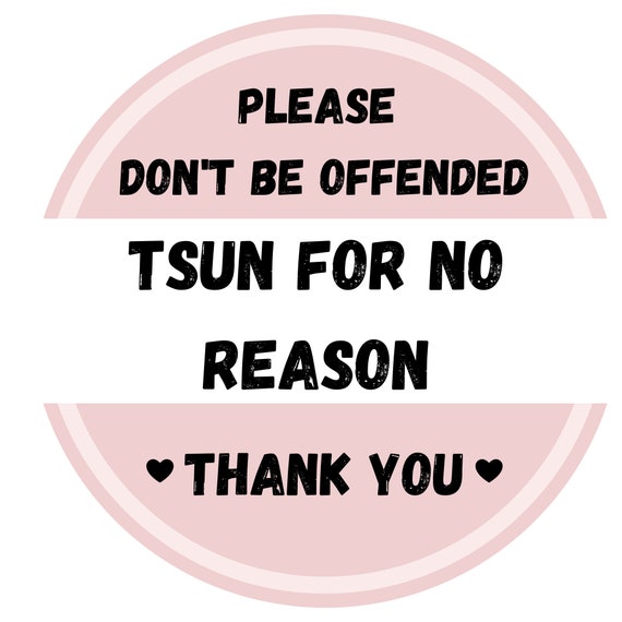 Tsundere Sticker - Etsy