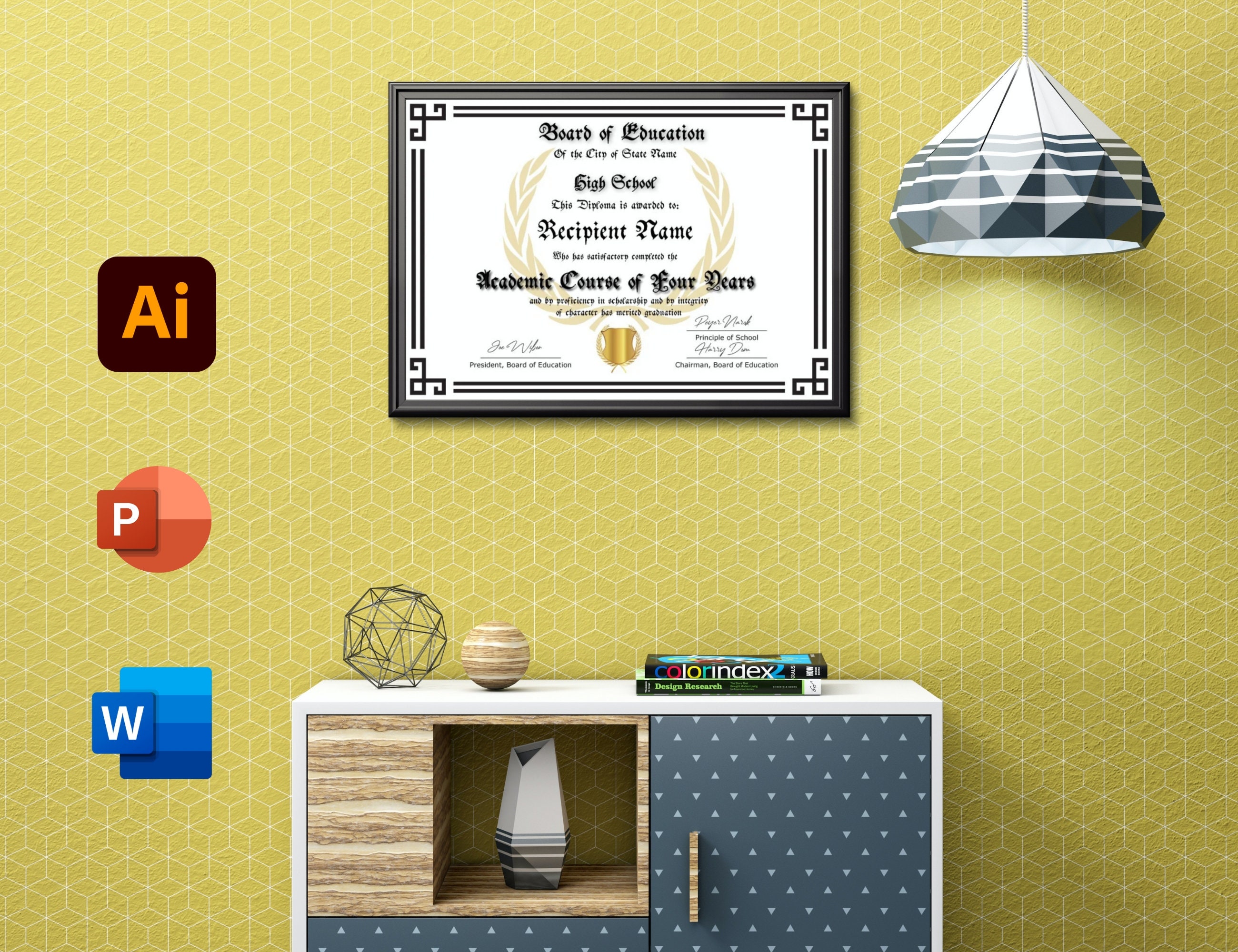 Editable Fake Diploma Diploma Template High School Diploma - Etsy Canada