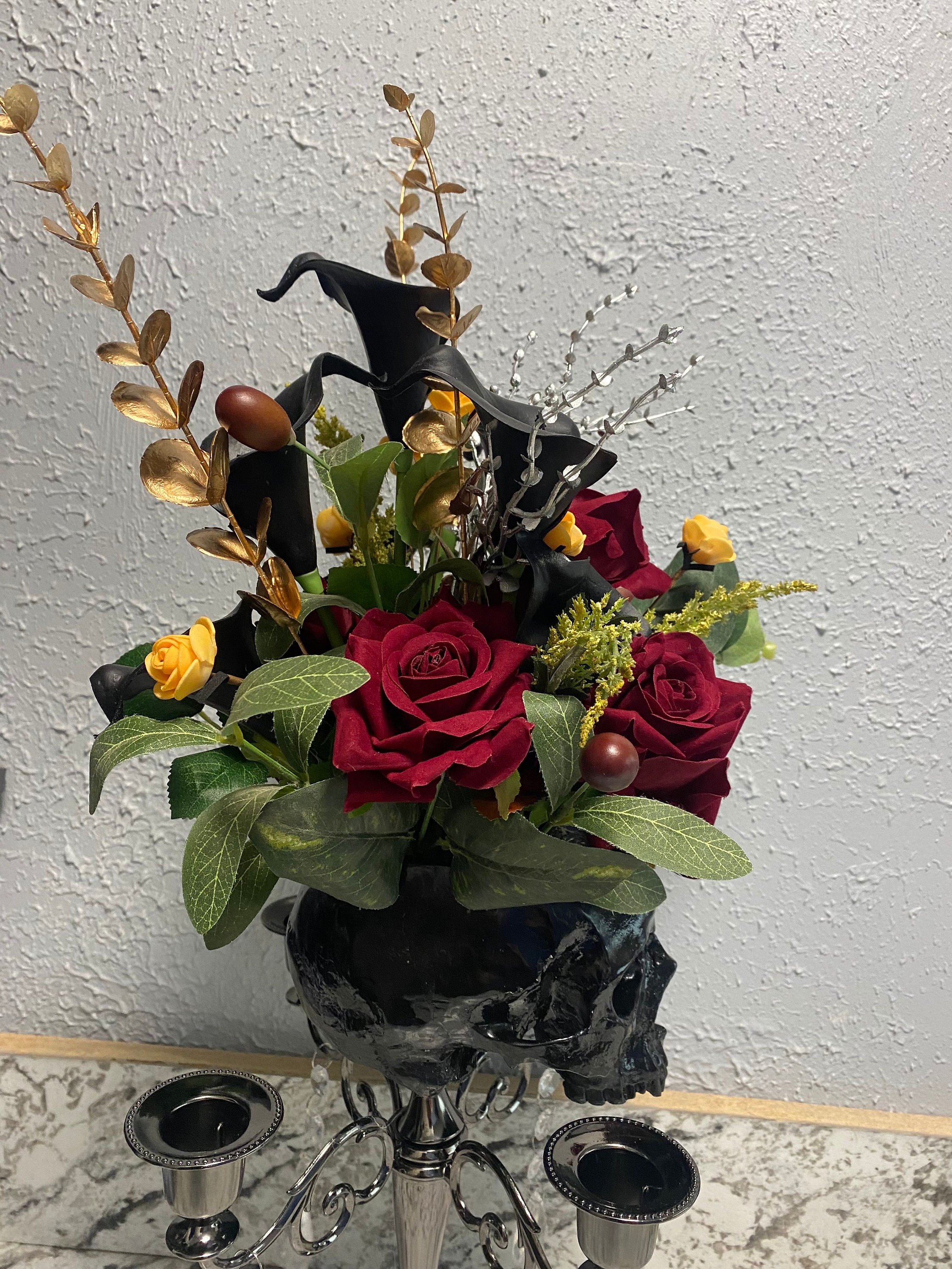 Gothic Skull Centerpieces - Etsy