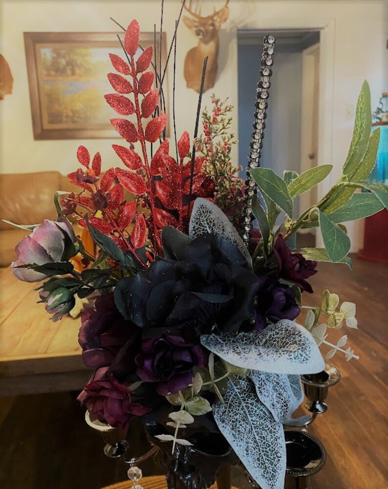 Gothic Skull Centerpieces - Etsy