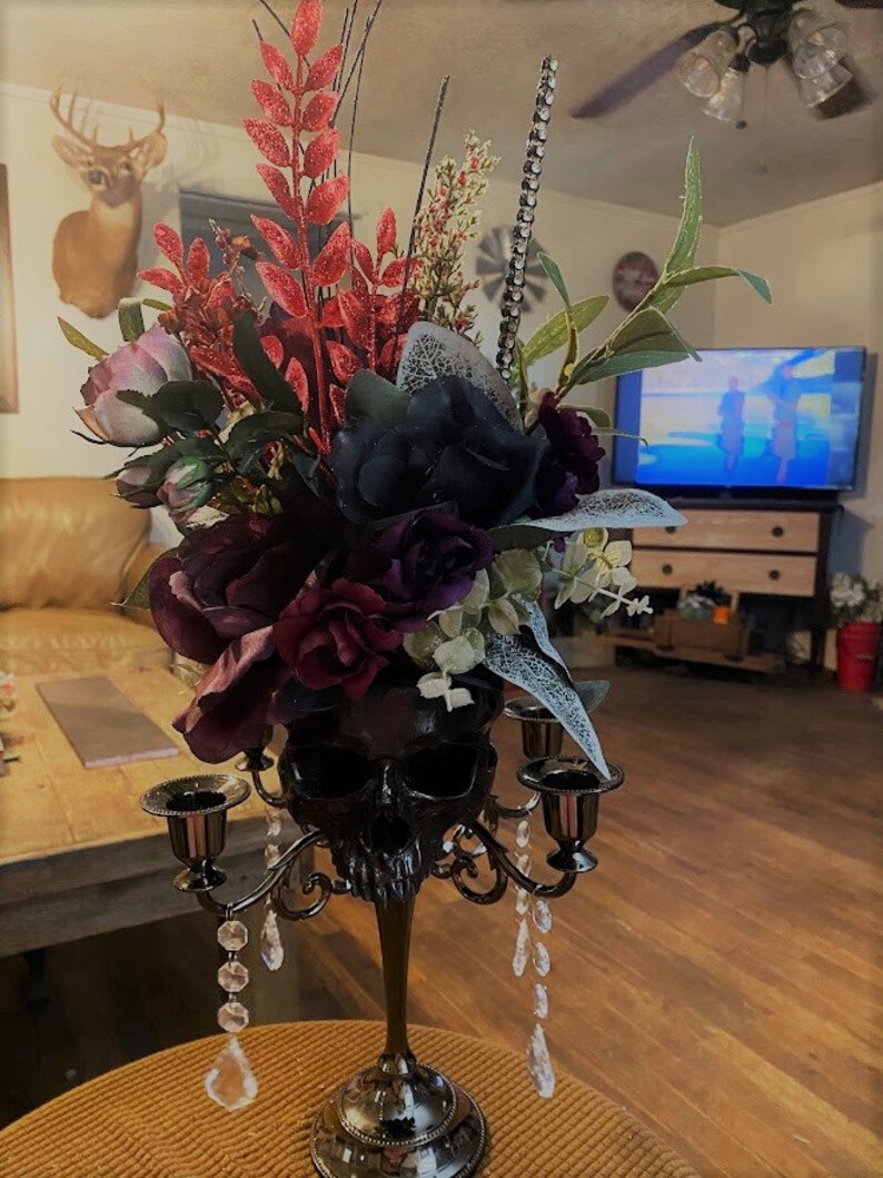 Gothic Skull Centerpieces - Etsy