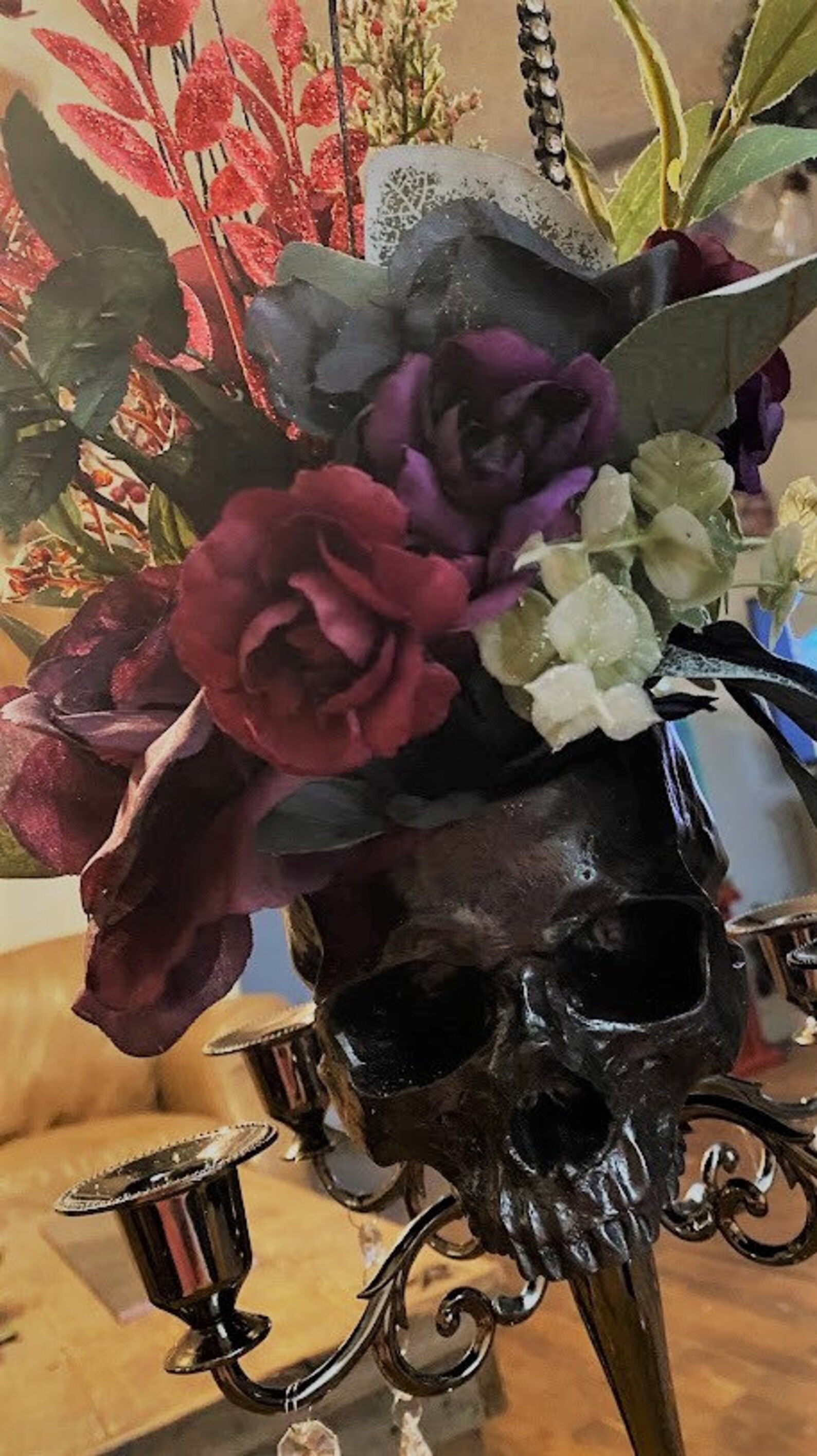 Gothic Skull Centerpieces - Etsy