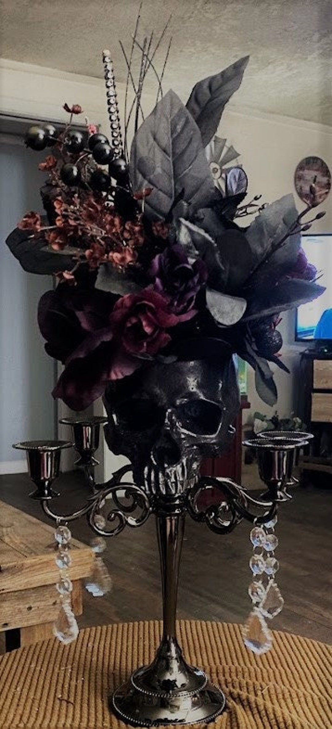 Gothic Skull Centerpieces - Etsy