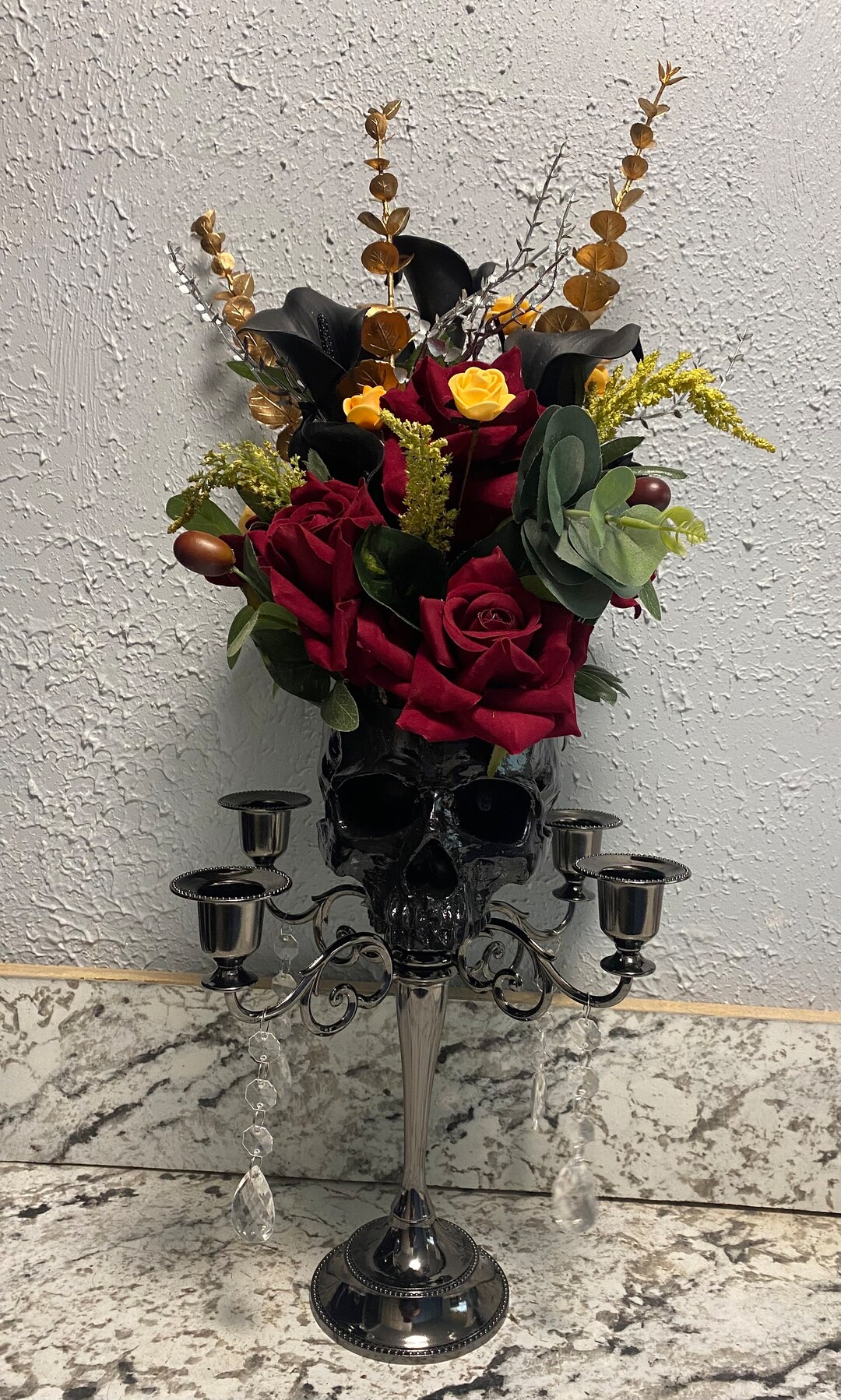 Gothic Skull Centerpieces - Etsy