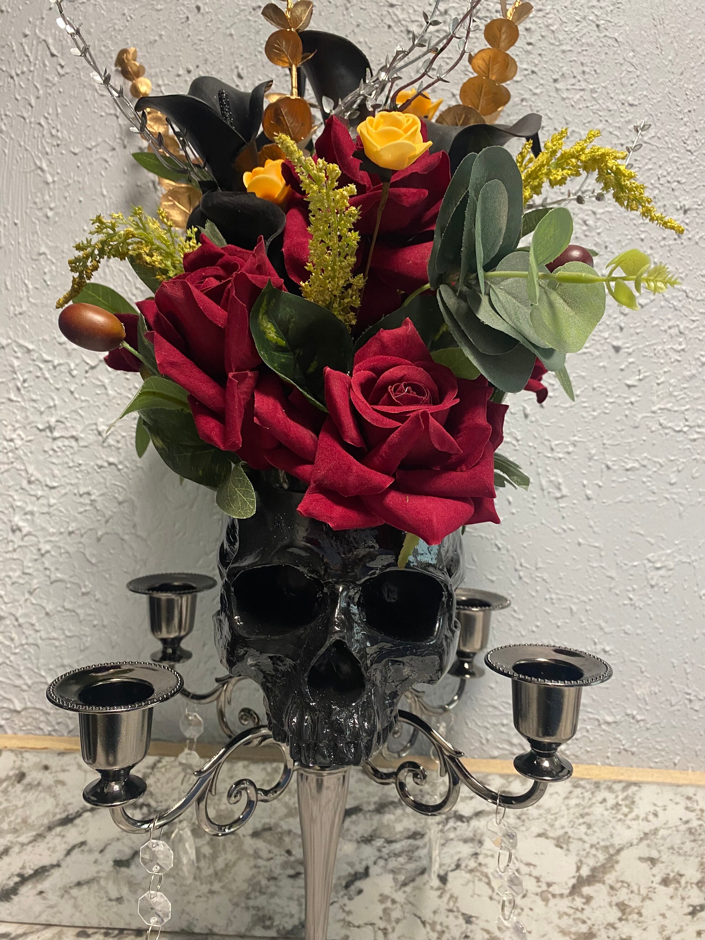 Gothic Skull Centerpieces - Etsy