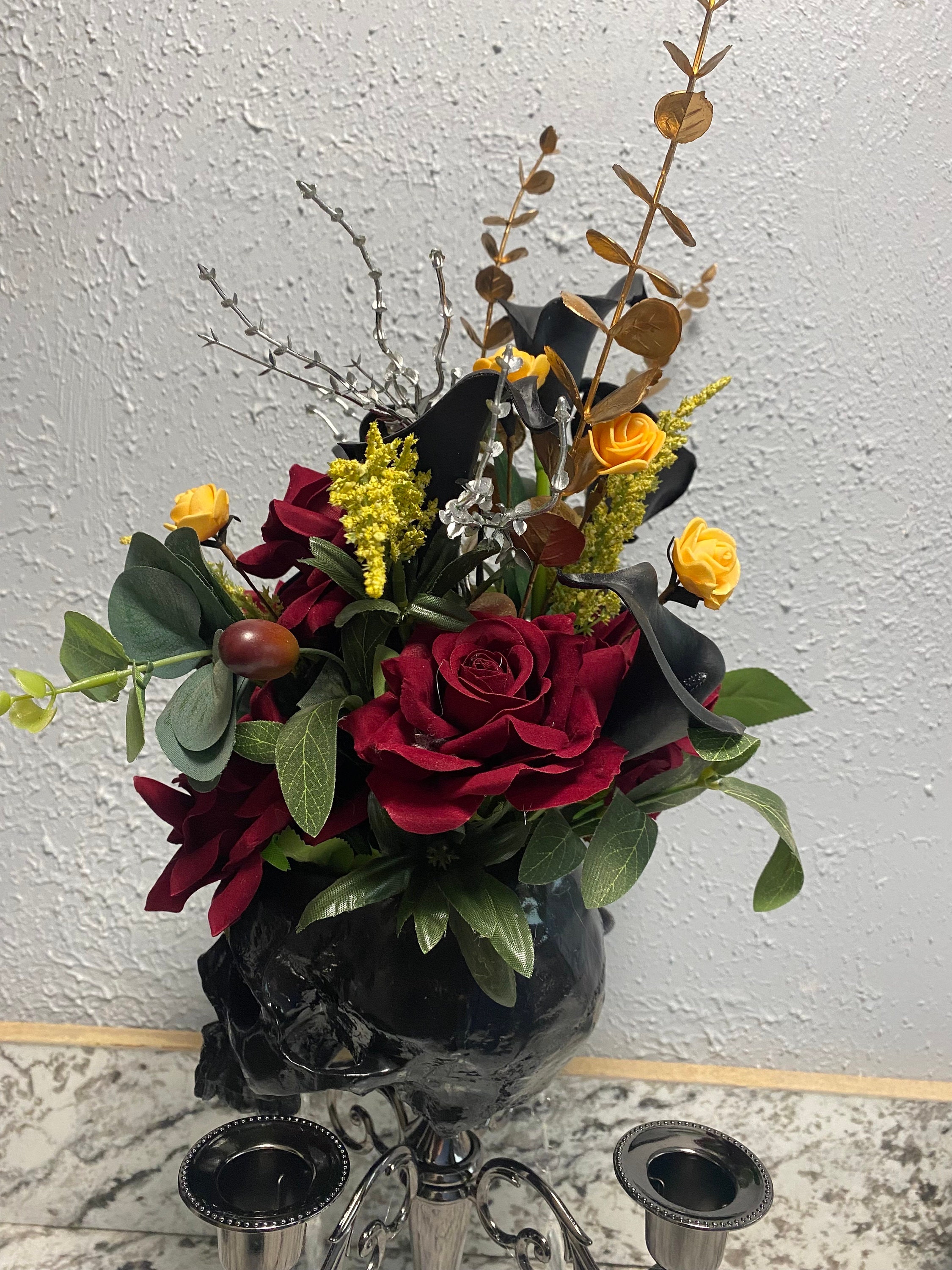 Gothic Skull Centerpieces - Etsy