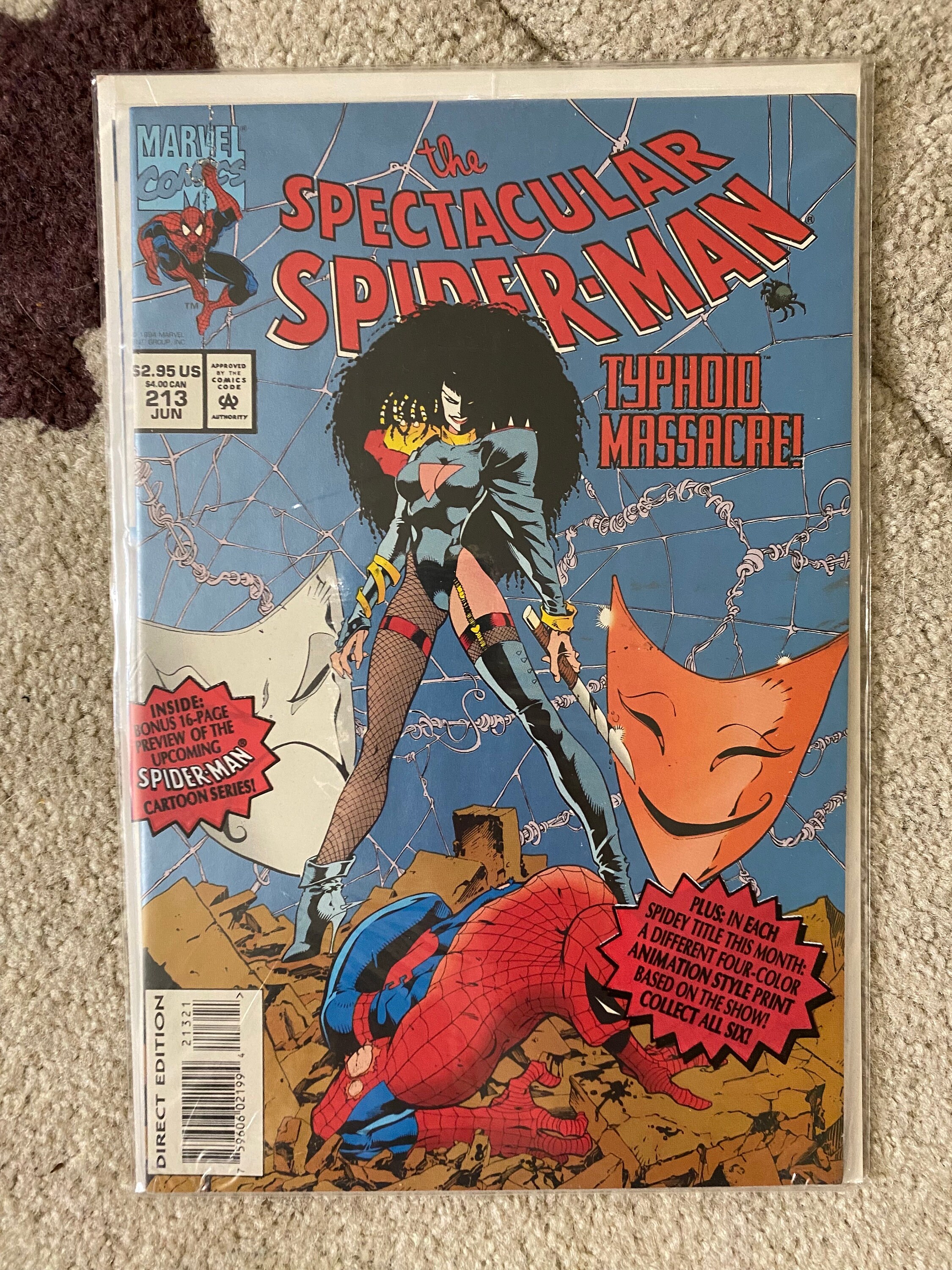 The Spectacular Spider-man 199, 205, 213, 220, 221 Marvel Comic Lot of ...