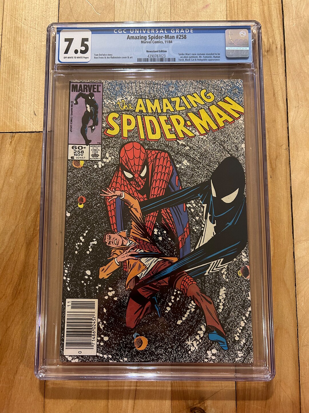 Amazing Spider-man 258 CGC 7.5 Newsstand Edition marvel Comics 1984 - Etsy